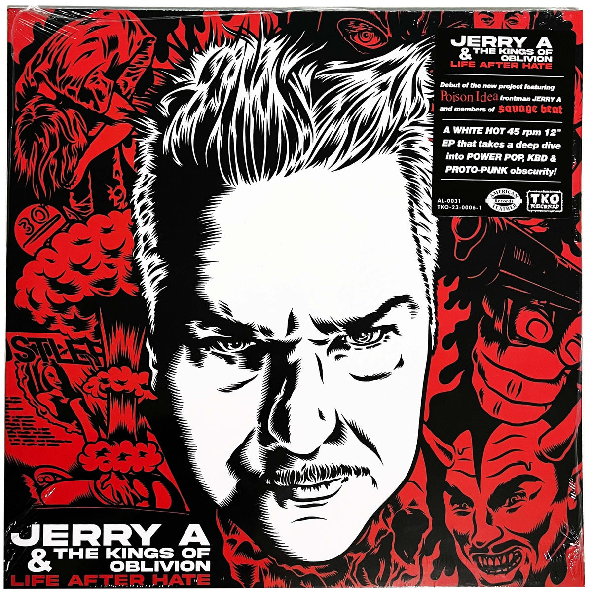 Jerry A & The Kings of Oblivion: Life After Hate 12" – Sorry State Records