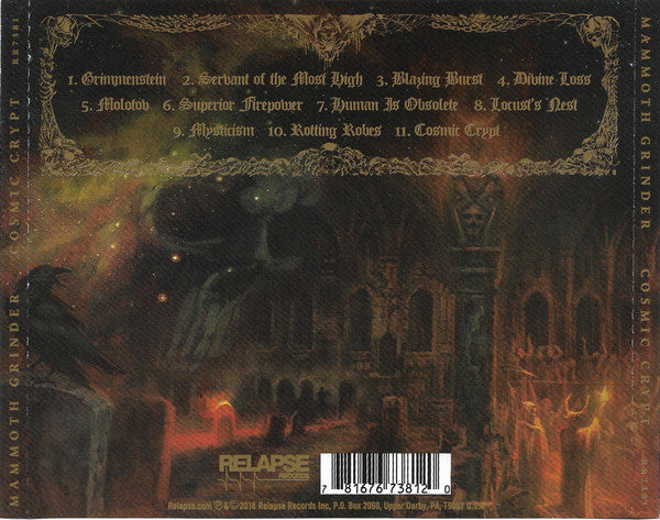 Mammoth Grinder: Cosmic Crypt CD – Sorry State Records