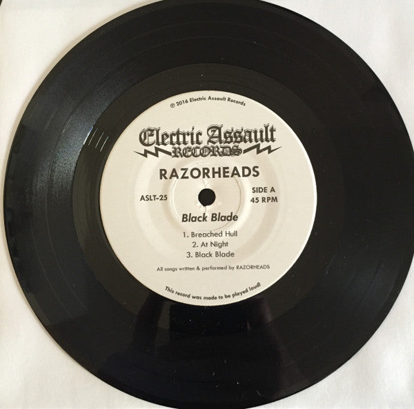 Razorheads: Black Blade 7" – Sorry State Records