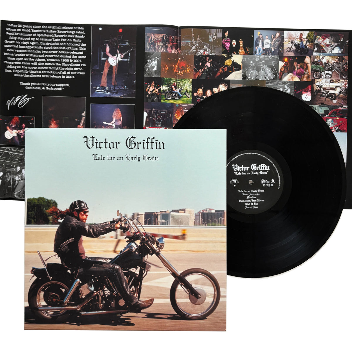 Victor Griffin: Late for an Early Grave 12" – Sorry State Records