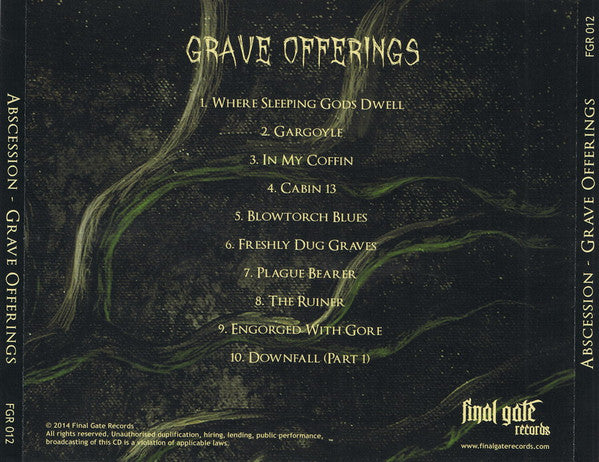 Abscession: Grave Offerings CD – Sorry State Records