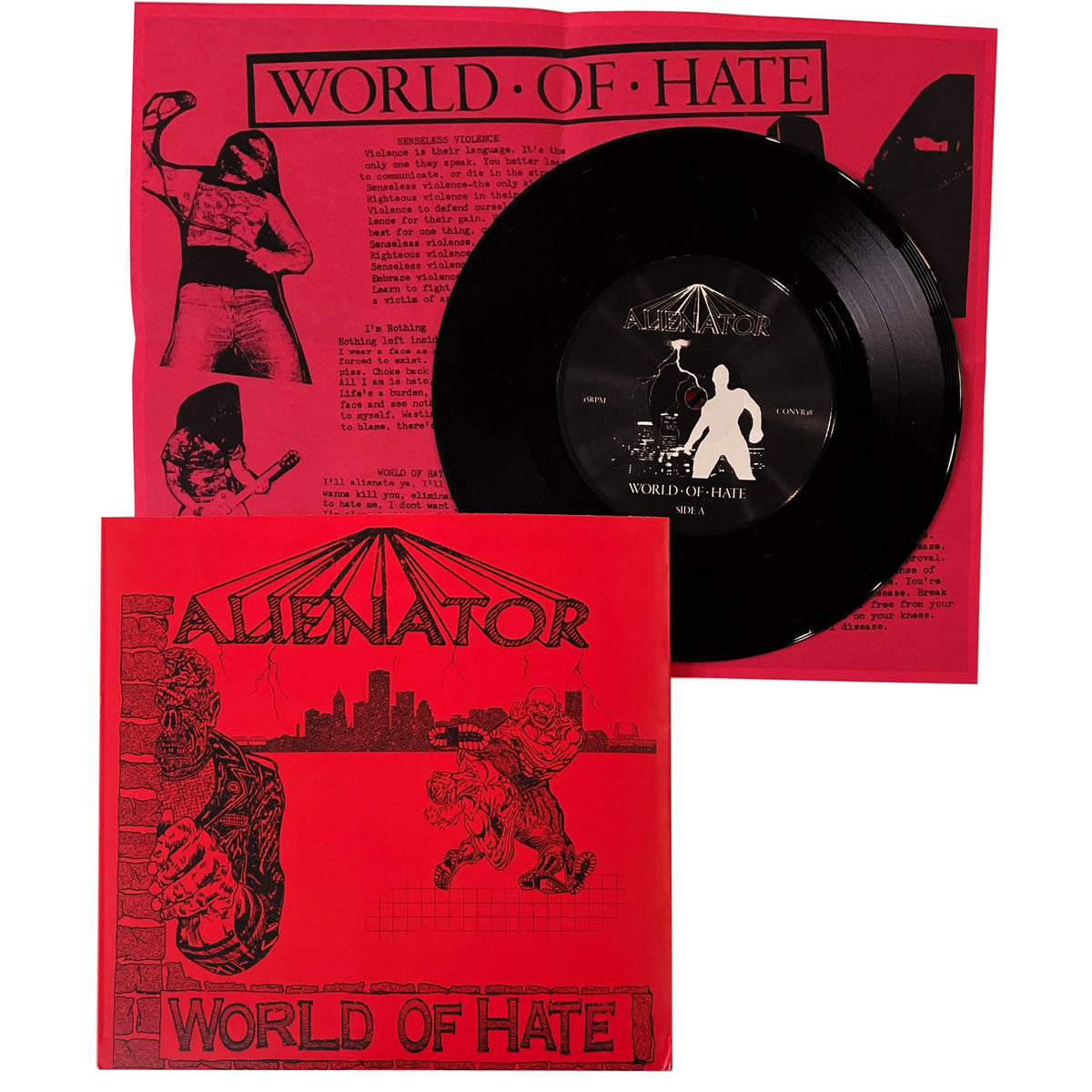Alienator: World of Hate 7" – Sorry State Records