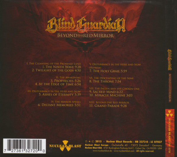Blind Guardian: Beyond The Red Mirror CD – Sorry State Records