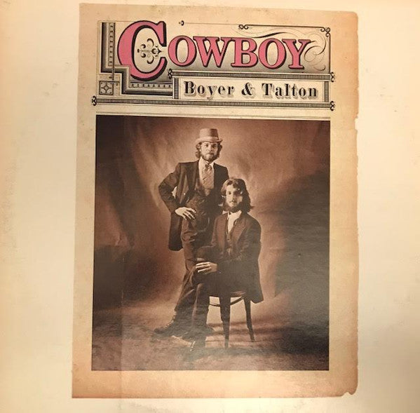 Cowboy: Boyer & Talton 12" – Sorry State Records
