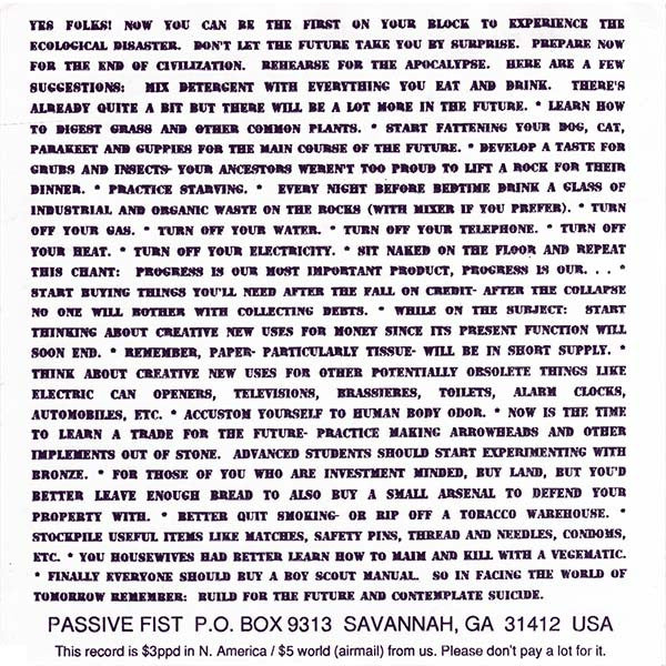 Damad / In/Humanity: Rehearse For The Apocalypse 7" – Sorry State Records