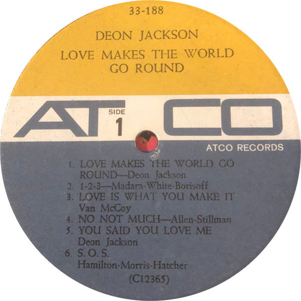 Deon Jackson: Love Makes The World Go Round 12" – Sorry State Records