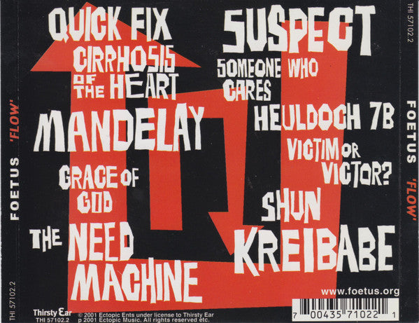 Foetus: Flow CD – Sorry State Records