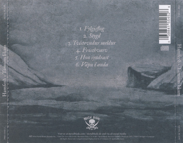 Hamferð: Támsins Likam CD – Sorry State Records