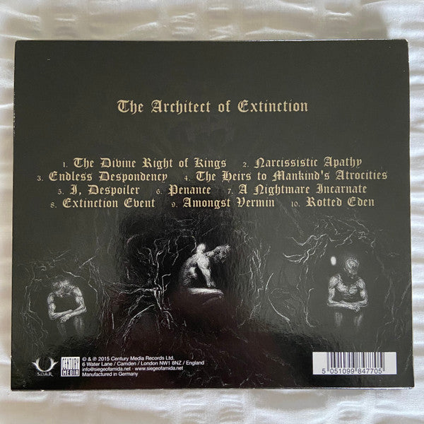 Ingested: The Architect Of Extinction CD – Sorry State Records