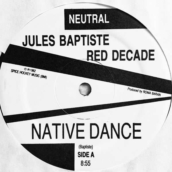 Jules Baptiste / Red Decade: Native Dance 12" – Sorry State Records