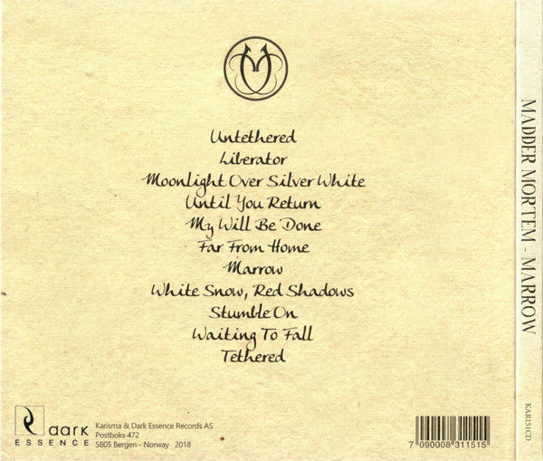 Madder Mortem Marrow Cd Sorry State Records