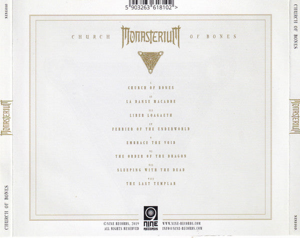 Monasterium: Church Of Bones CD – Sorry State Records