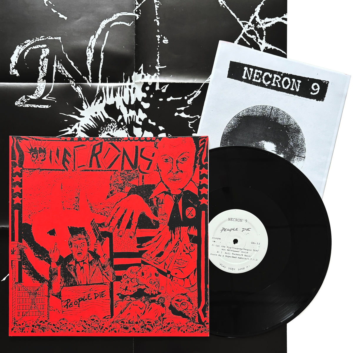 Necron 9: People Die 12" – Sorry State Records