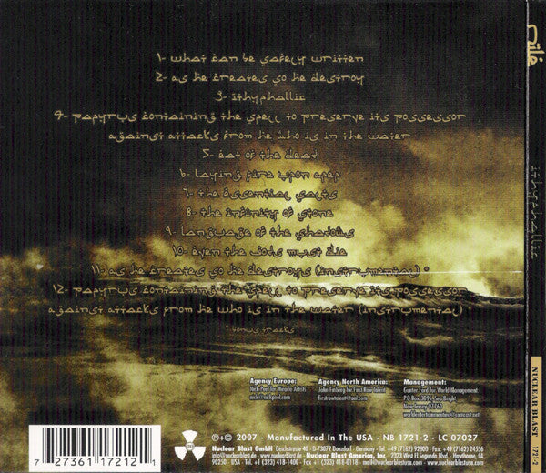 Nile: Ithyphallic CD – Sorry State Records