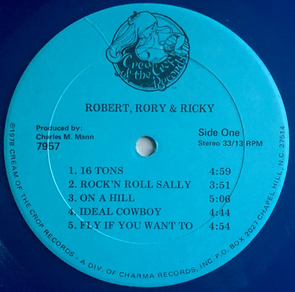 Robert, Rory And Ricky: S/T 12" – Sorry State Records