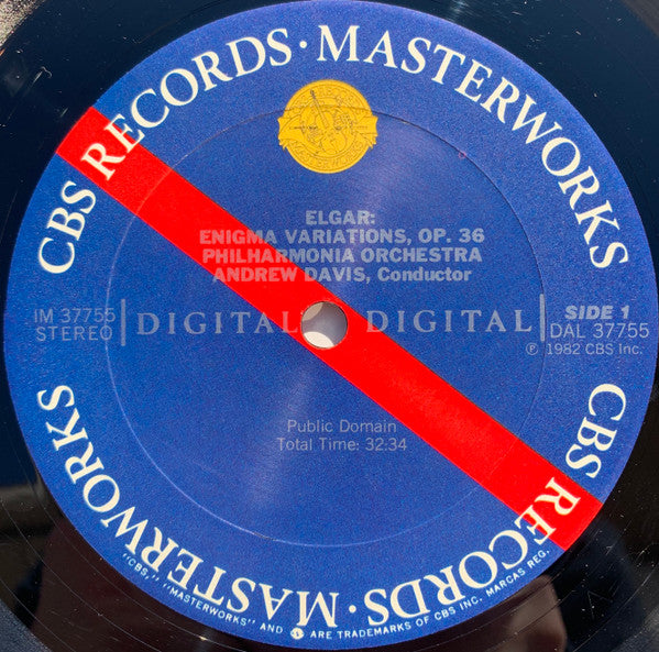 Sir Edward Elgar: Enigma Variations / Pomp And Circumstance Marches No ...