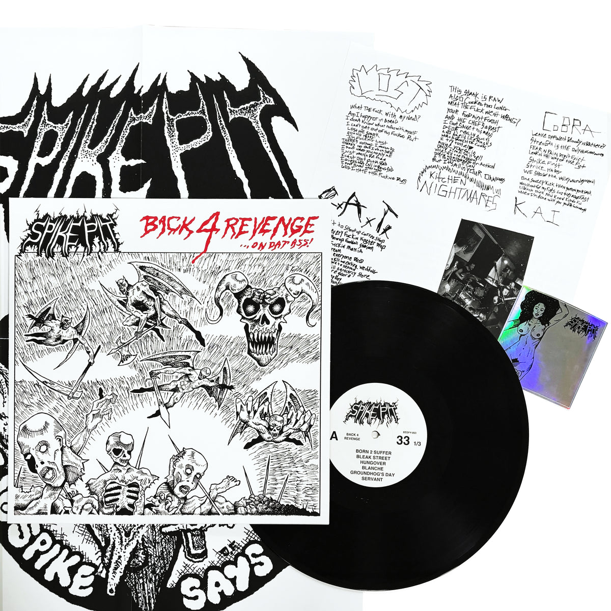 Spike Pit: Back 4 Revenge... On Dat Ass! 12" – Sorry State Records
