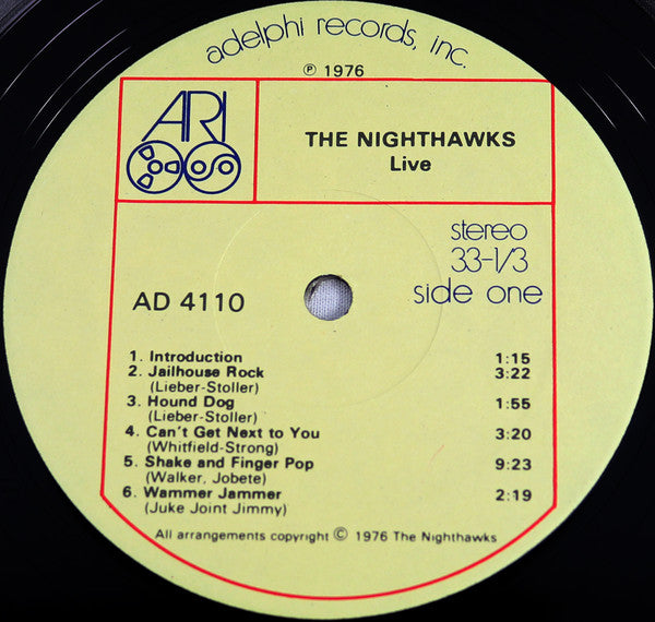 The Nighthawks: Nighthawks Live 12" – Sorry State Records