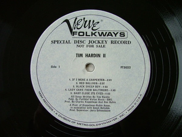 Tim Hardin: 2 12" – Sorry State Records