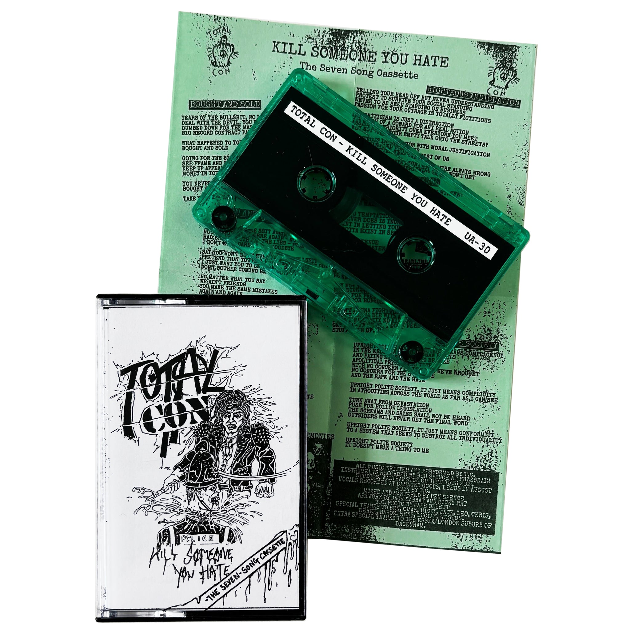 Total Con: Kill Someone You Hate cassette – Sorry State Records