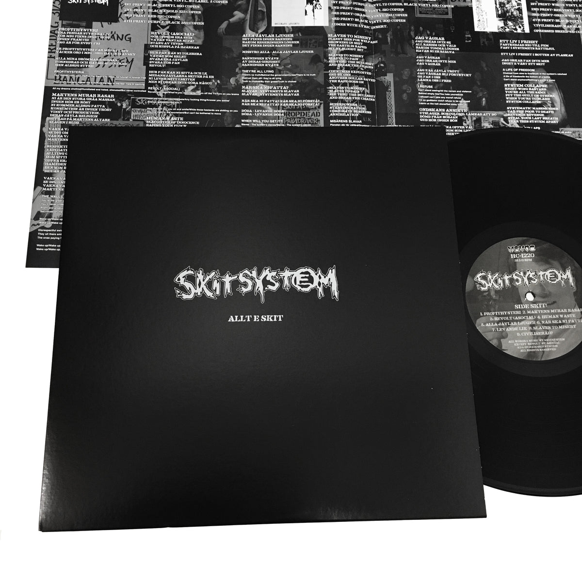 Skitsystem: Allt E Skit 12" (new) – Sorry State Records