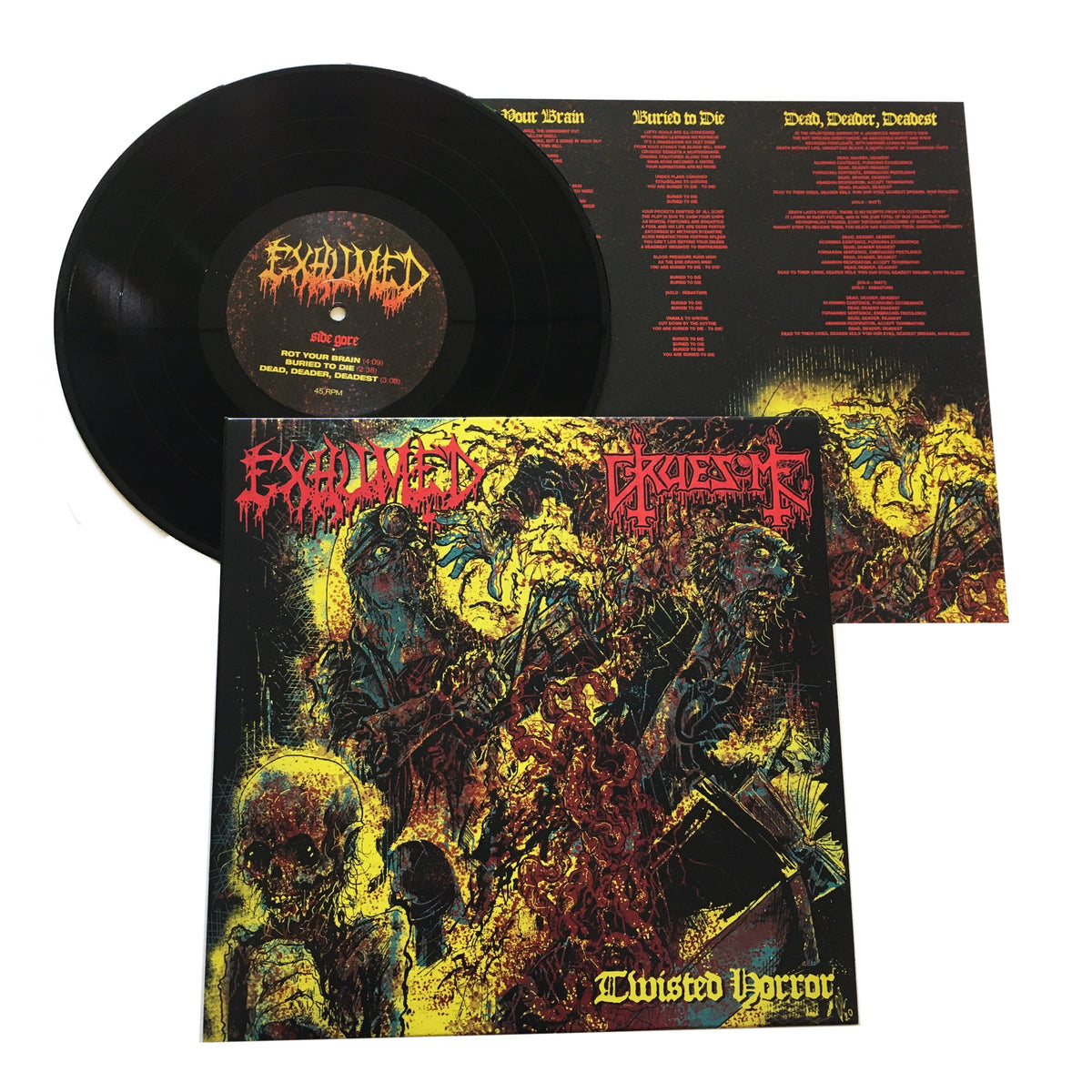 Exhumed / Gruesome: Twisted Horror 10" – Sorry State Records