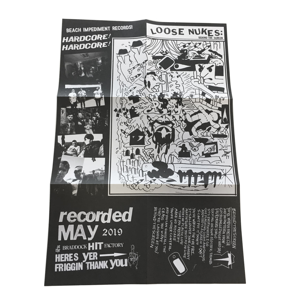 Loose Nukes: Behind The Screen 7" – Sorry State Records