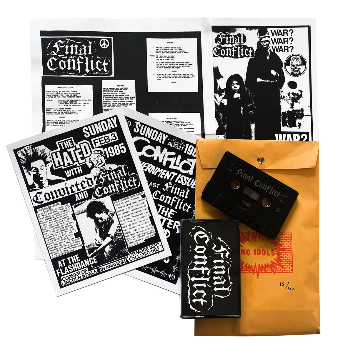 Final Conflict: 1985 Demo cassette – Sorry State Records