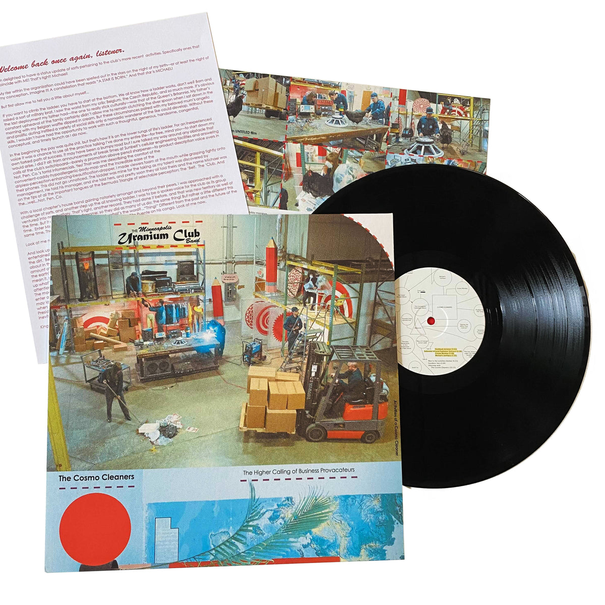 Uranium Club: The Cosmo Cleaners 12" (euro press) – Sorry State Records