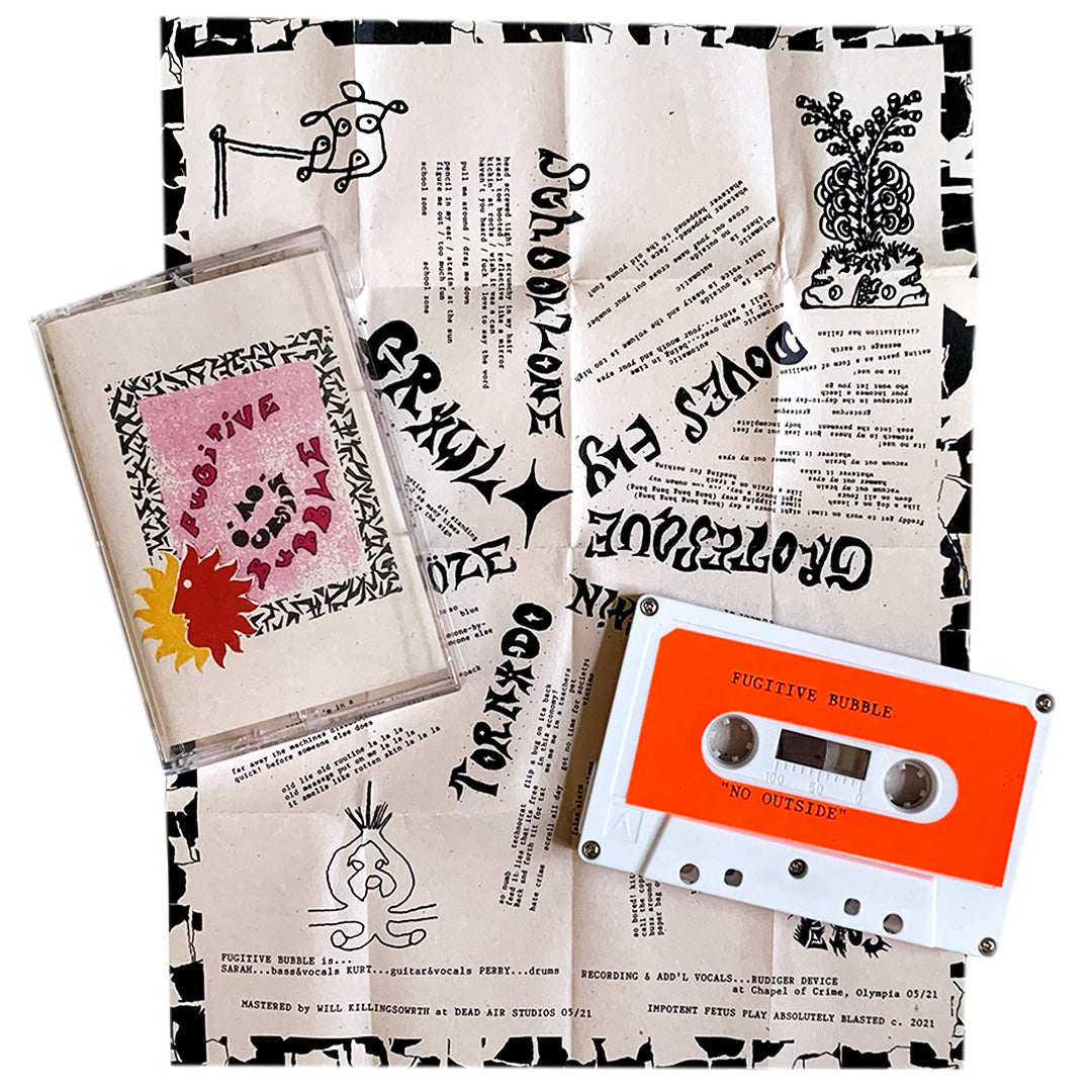 Fugitive Bubble: No Outside cassette – Sorry State Records