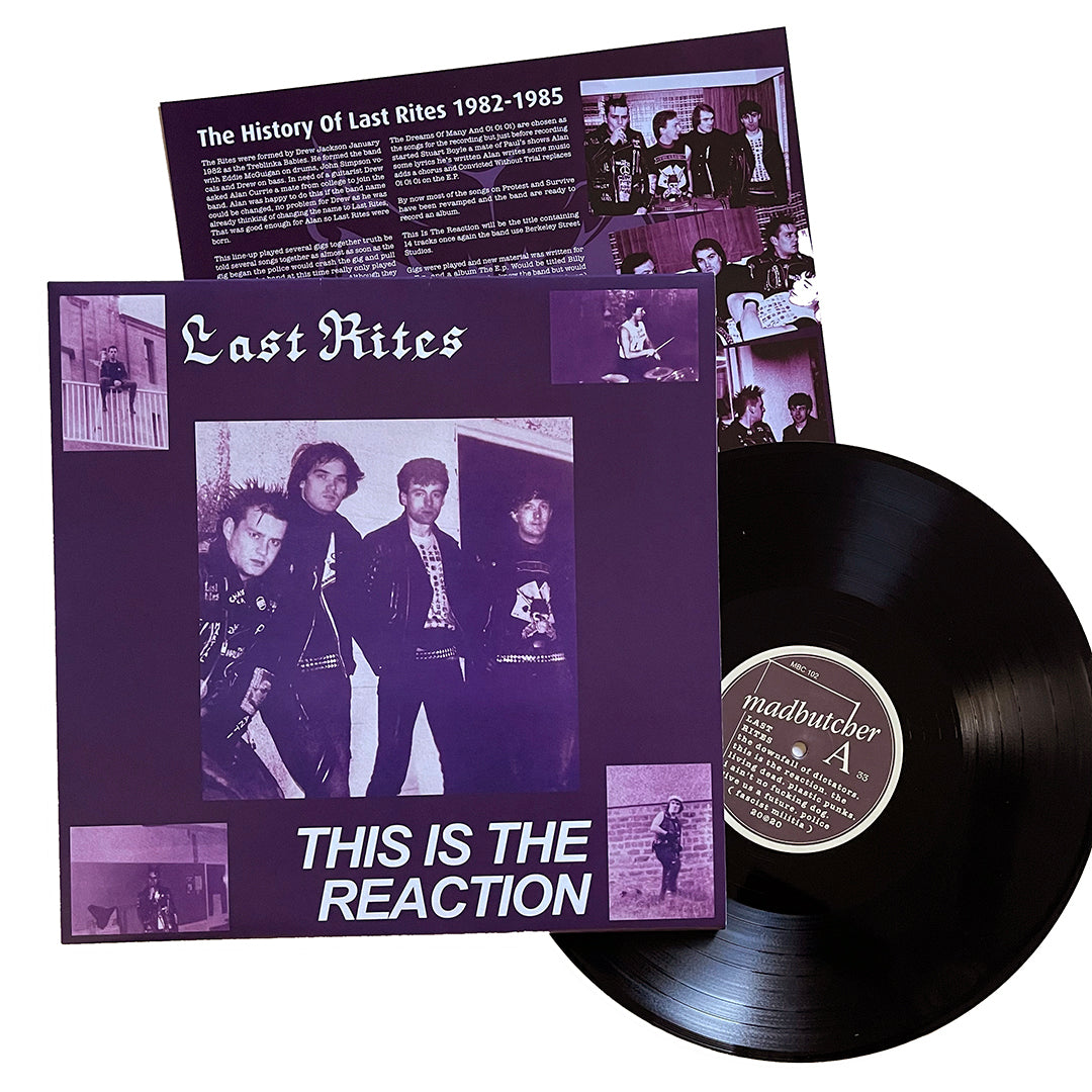 Last Rites: This Is The Reaction 12" – Sorry State Records